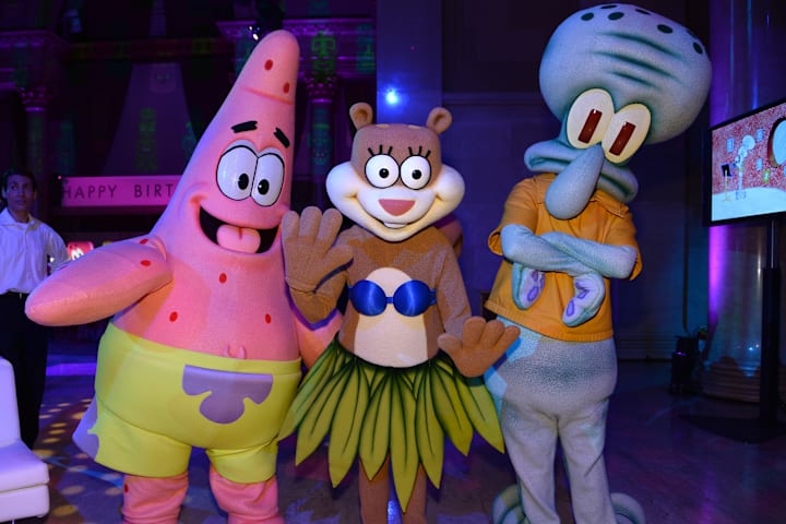 spongebob fish snoring