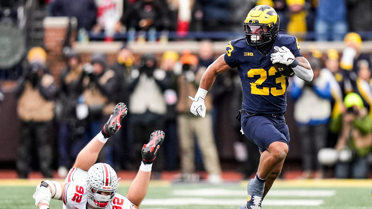 Michigan star RB hints at possible return after meeting with Kyle ...