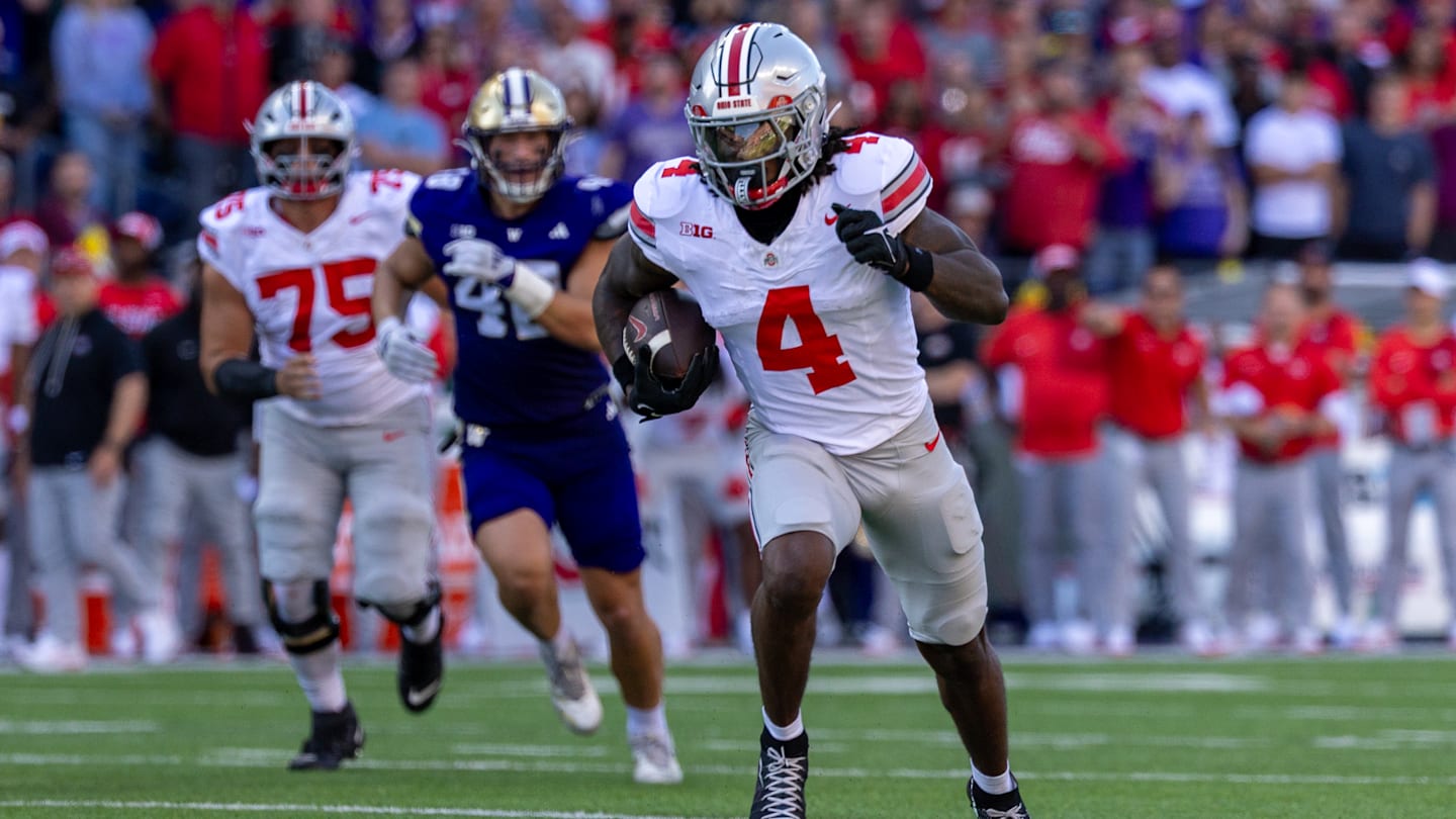 CJ Donaldson gave an amazing Jeremiah Smith quote after Ohio State beat UW
