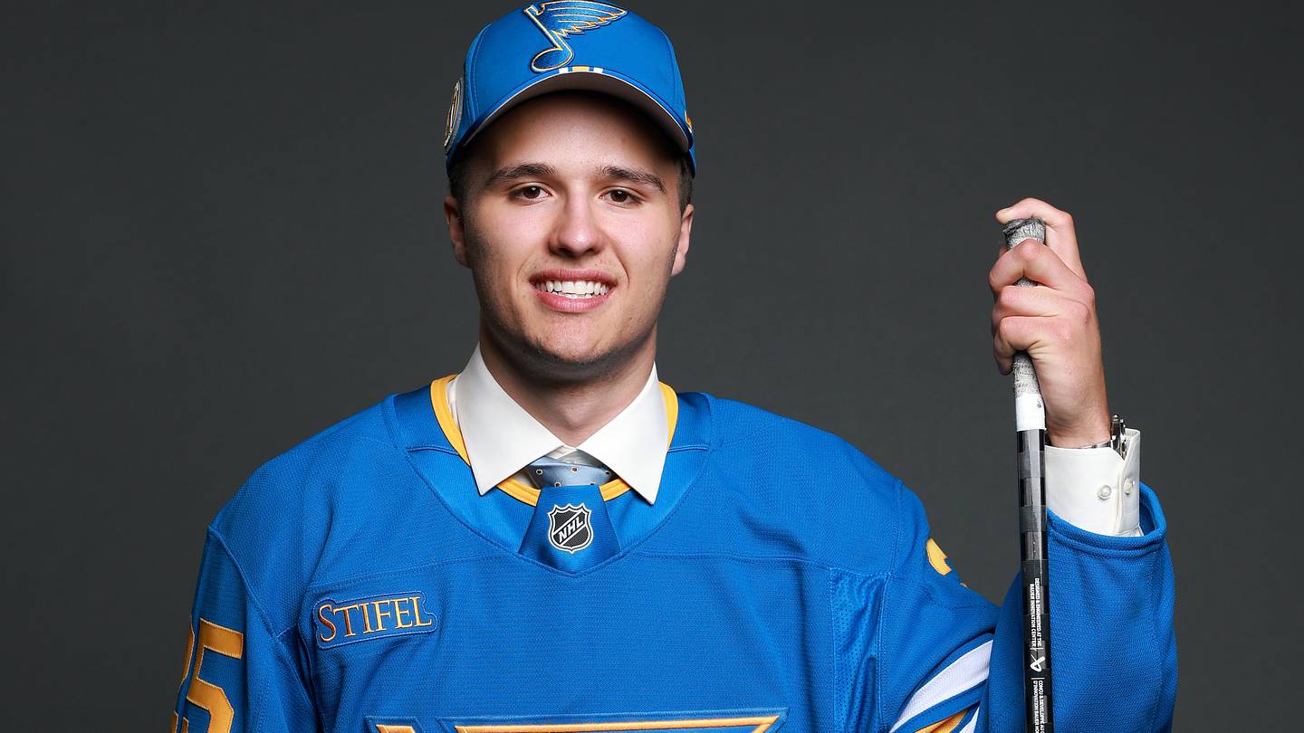 Justin Carbonneau keeps looking like a ringer Blues fans were expecting