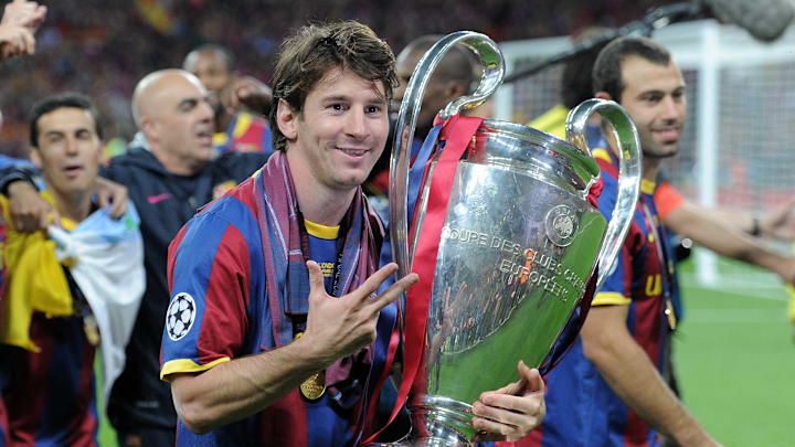 messi cups won