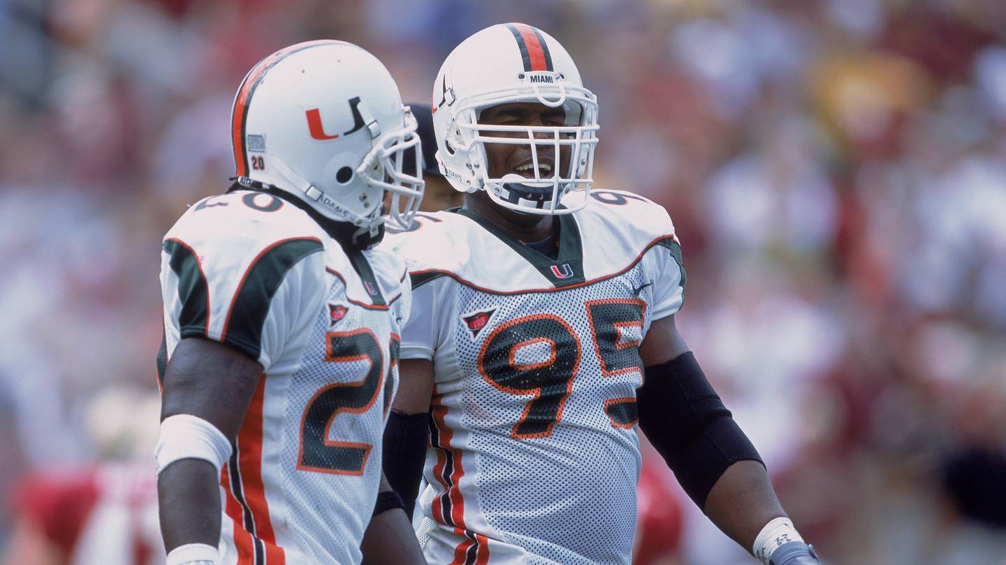 2001 Miami Hurricanes named best team of the 2000's