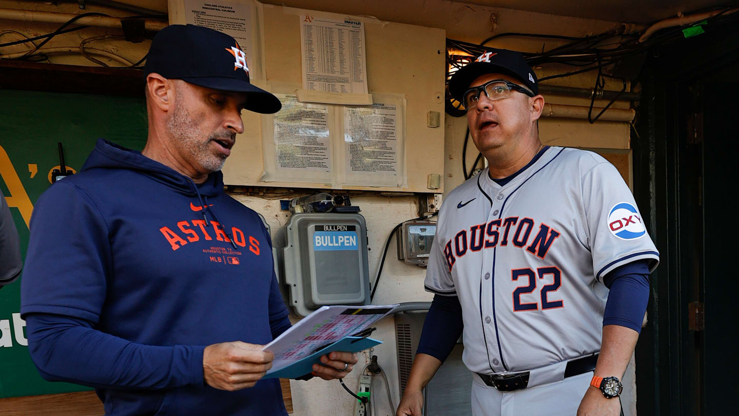 Astros finalize 2025 coaching staff after making one major adjustment