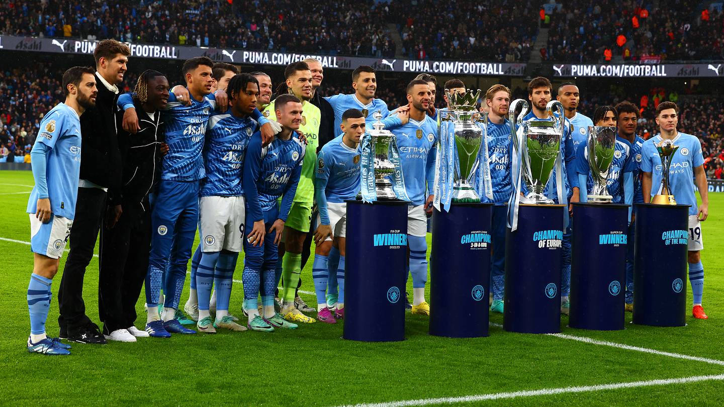 How many championships does Manchester City have in their history?