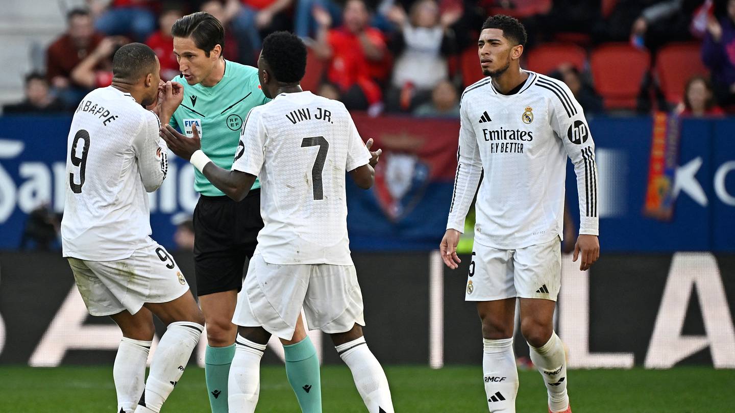 Bellingham's red card and chants against Vini Jr shake up La Liga