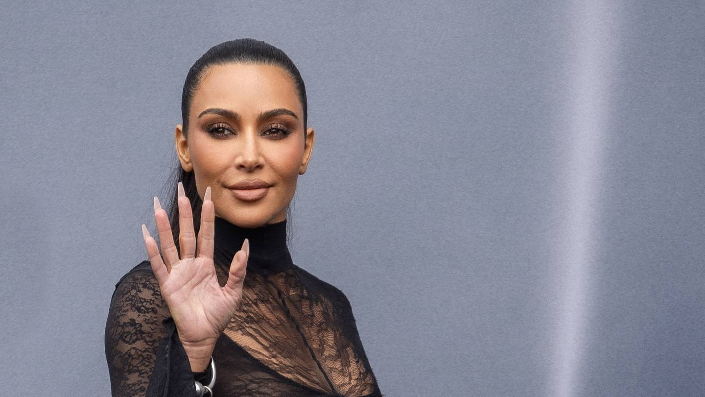 Kim Kardashian kicks off 2024 Paris Fashion Week with Balenciaga