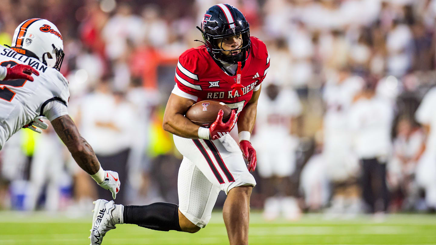Texas Tech running back leads the Big 12 in rushing touchdowns entering ...