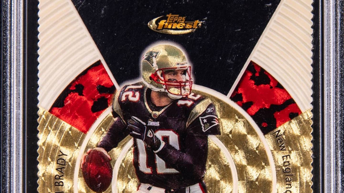 Tom Brady's Topps Finest Superfractor Shatters All-Time Record