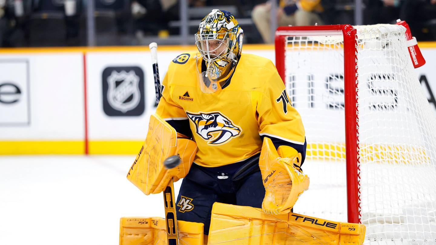 Juuse Saros is still the goalie to build around for Nashville Predators