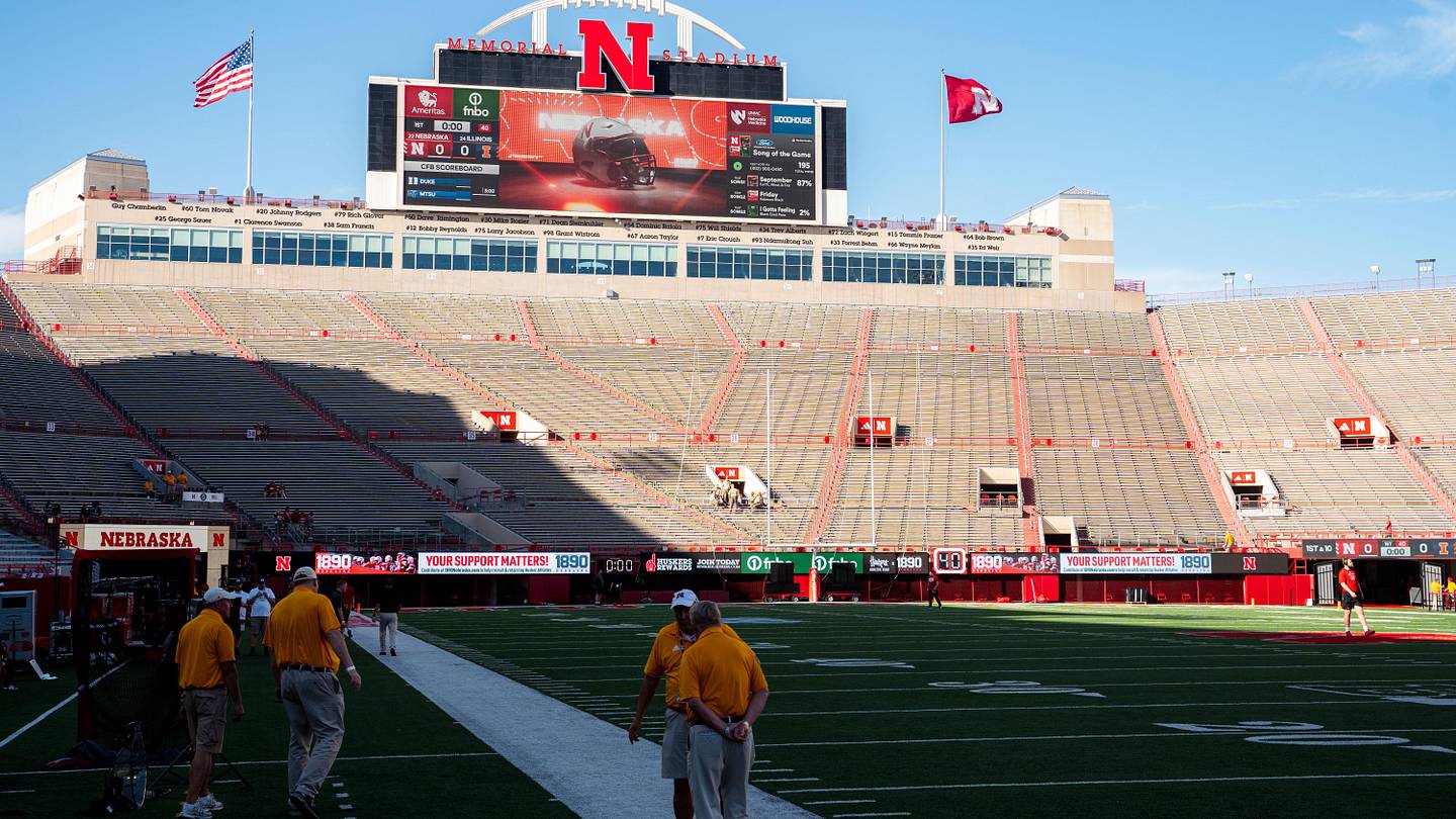 Nebraska football moving to grass field as part of stadium renovation