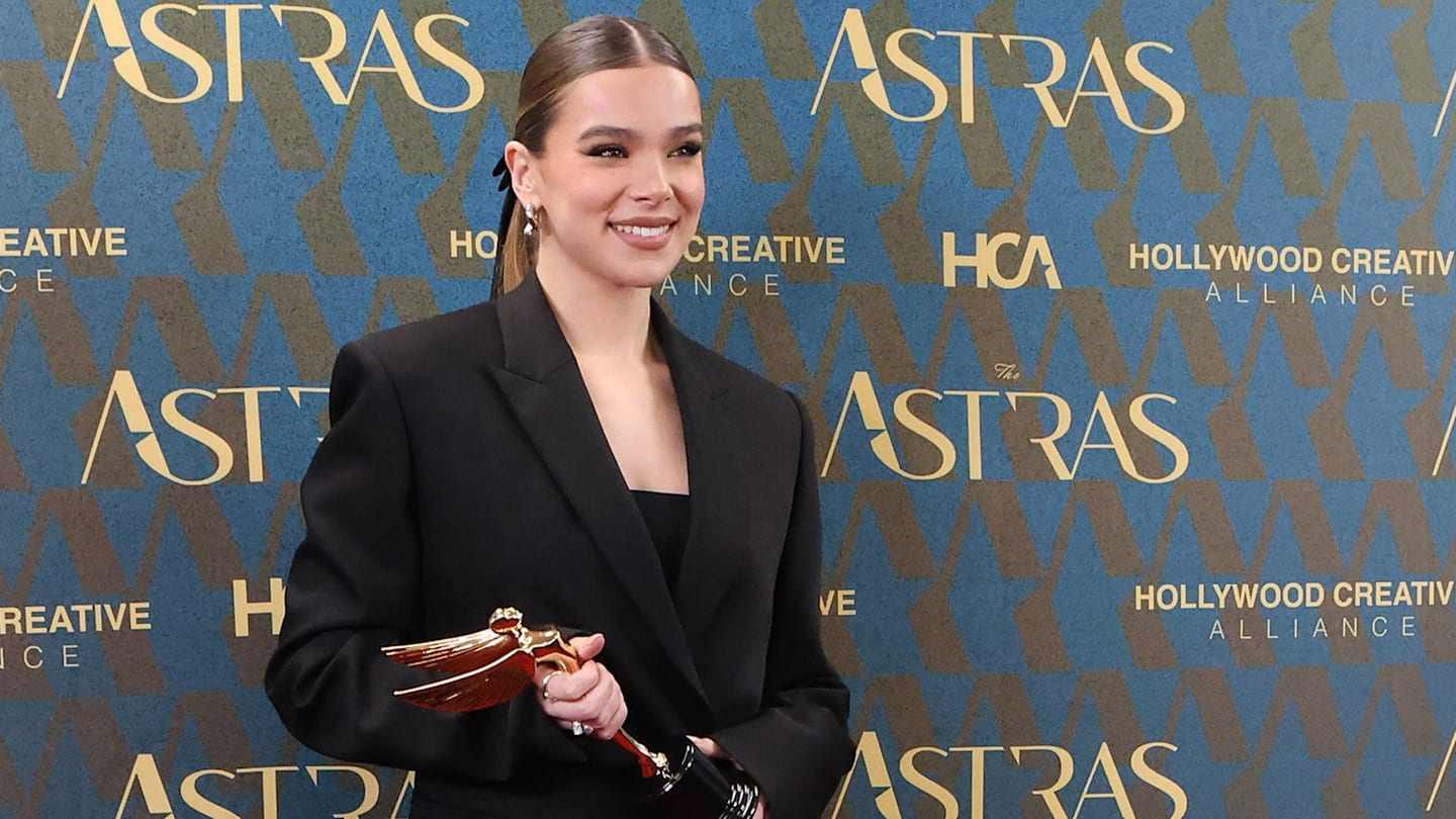 Hailee Steinfeld slays sheer black lingerie in steamy new photos