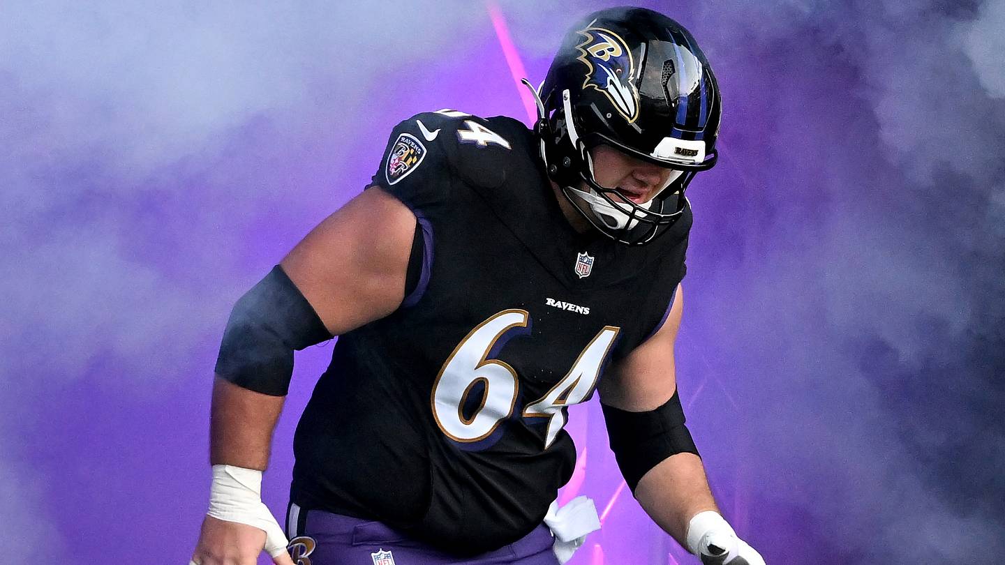 The Baltimore Ravens declined Tyler Linderbaum's fifth-year option