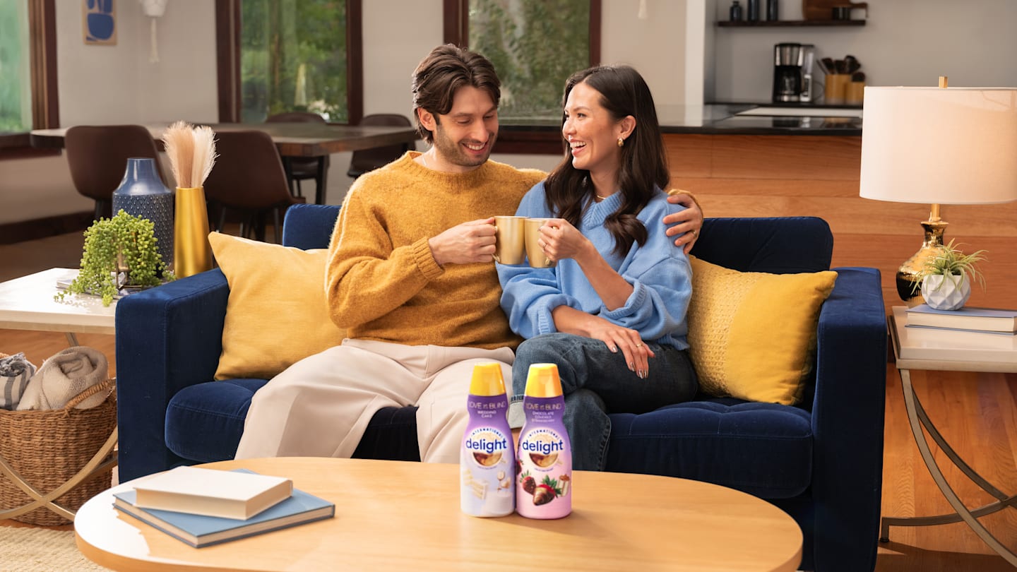 International Delight, Taylor Krause and Garrett Josemans make a coffee ...