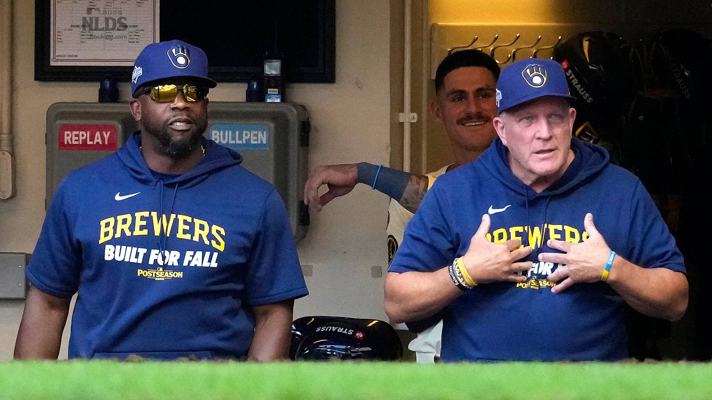 Brewers' new first base coach among the league's top future managerial ...