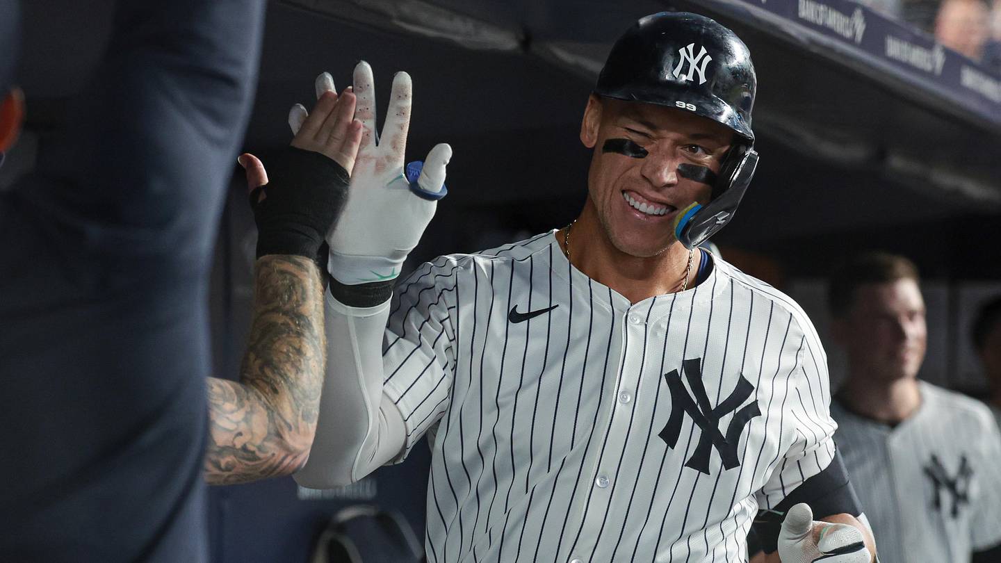 Aaron Judge trying to get 'locked in,' despite video game-like 100-game ...