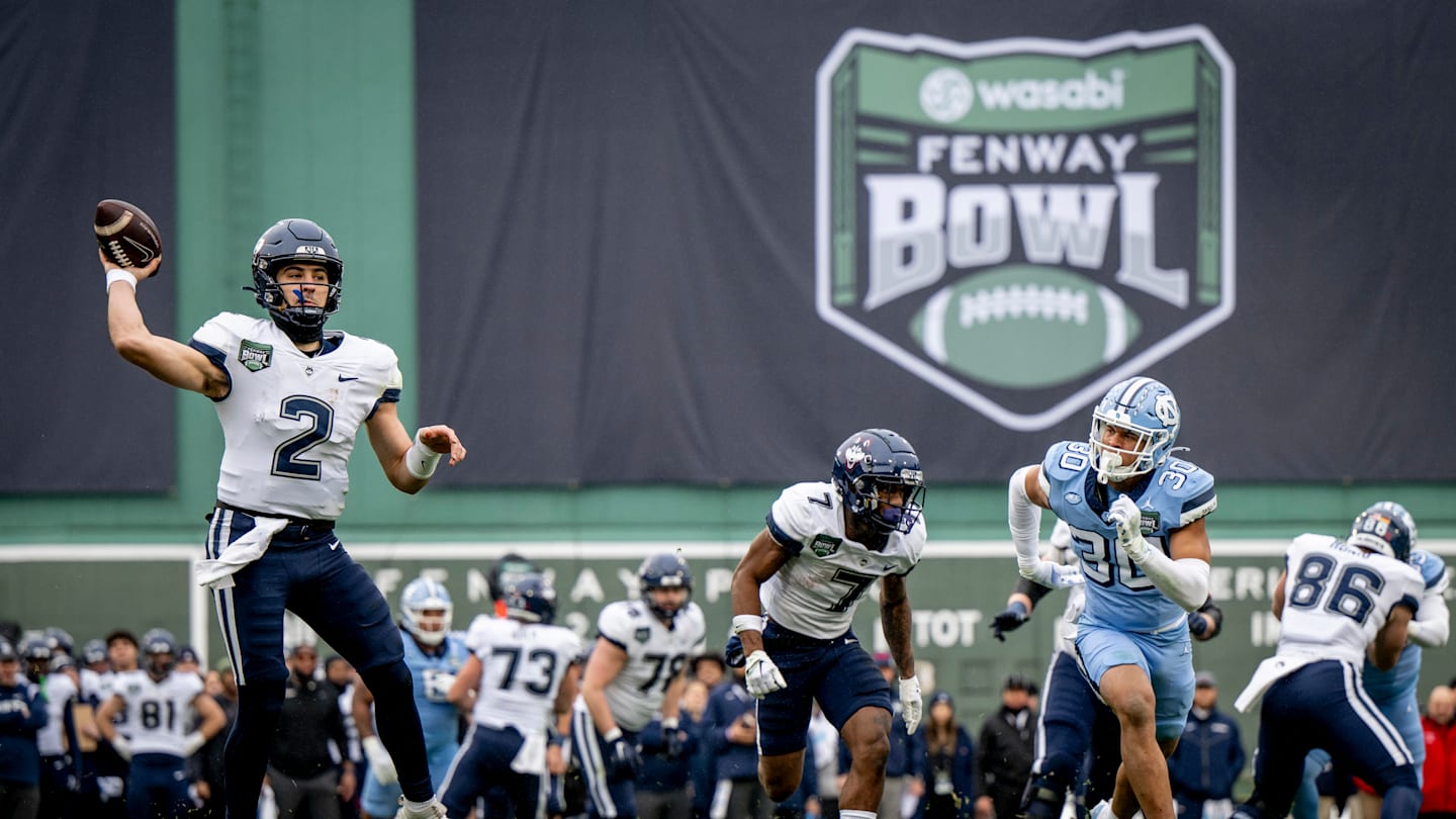 UNC Football ends 2024 season with a loss to UConn in the Fenway Bowl