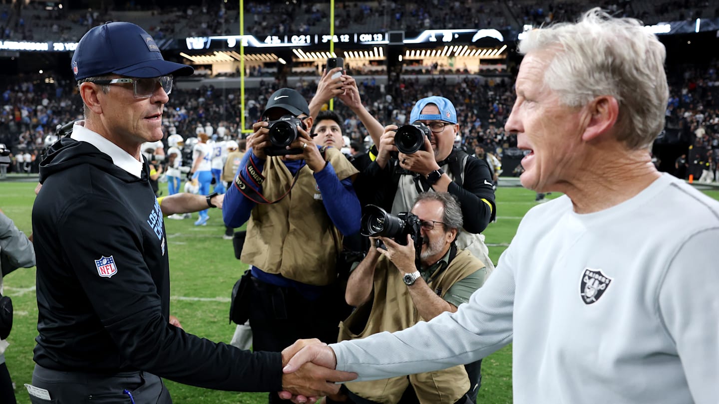 Jim Harbaugh just got sweet revenge on Raiders' Pete Carroll in Week 2