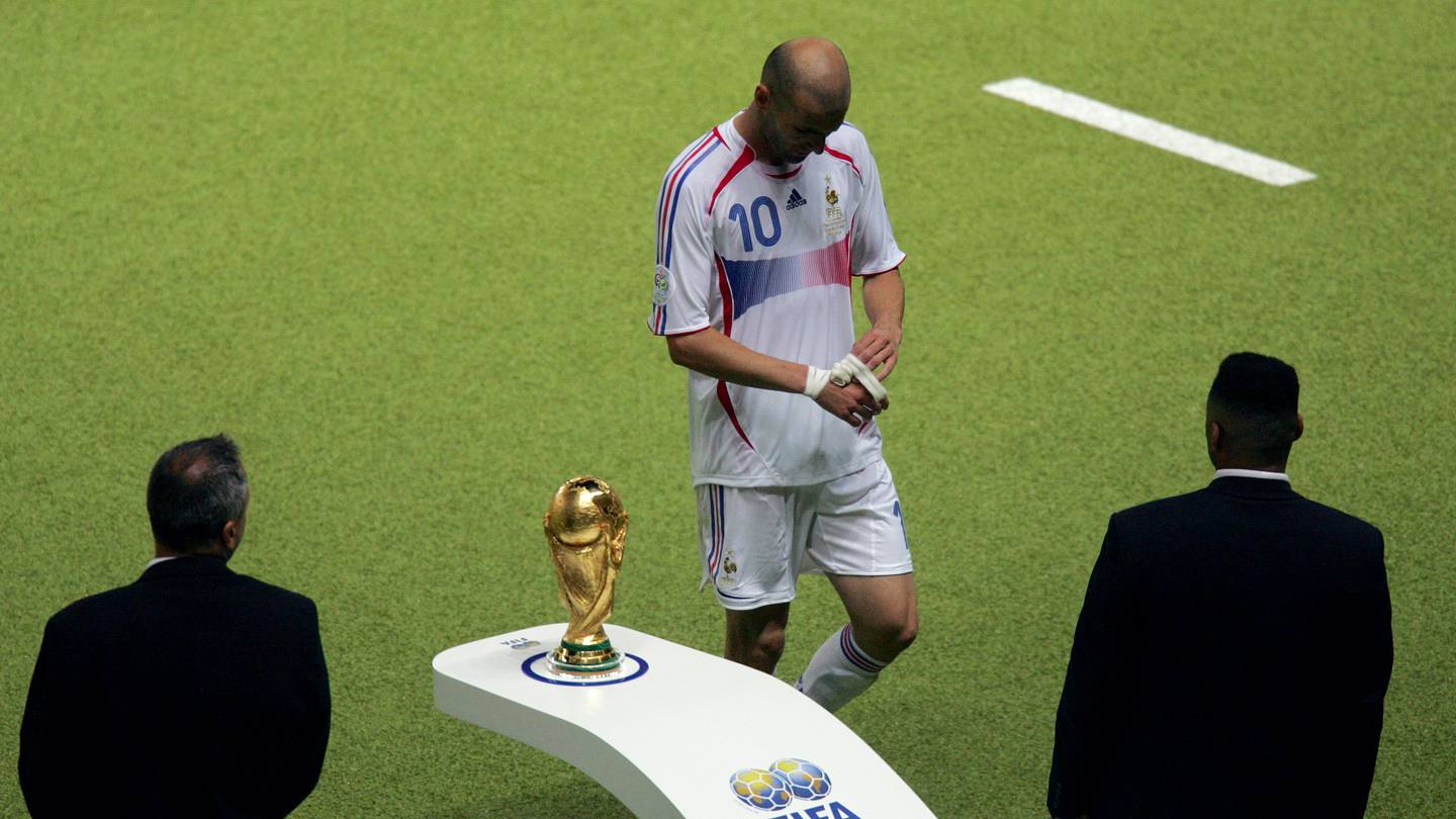 Players who have been sent off in a World Cup final