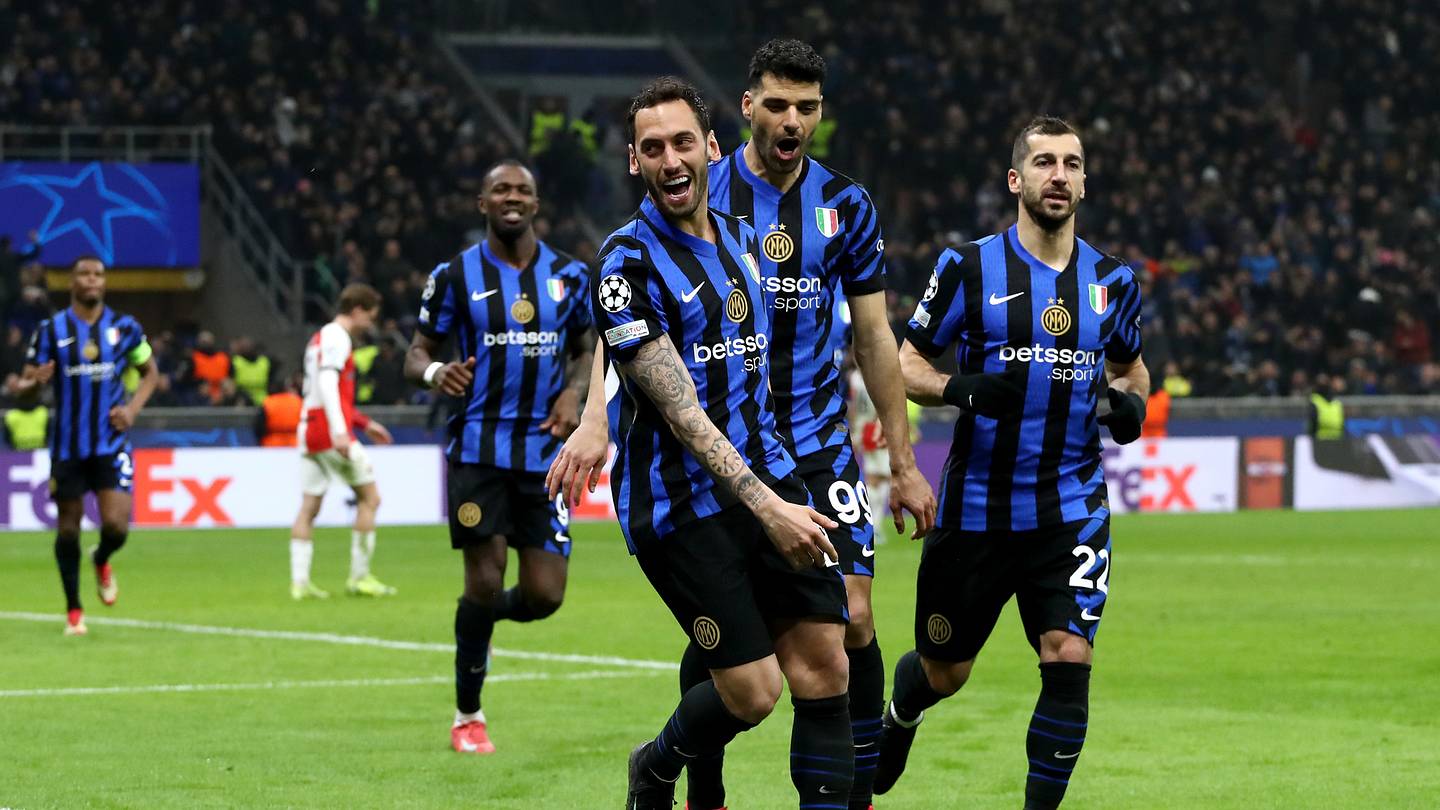 Le statistiche di Inter-Feyenoord 2-1 (Champions League)