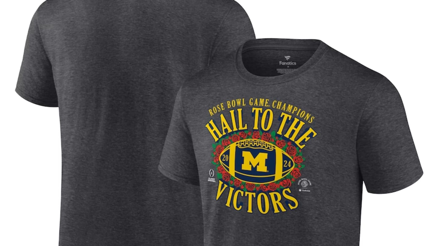 Get your Michigan Wolverines Rose Bowl Champions gear now