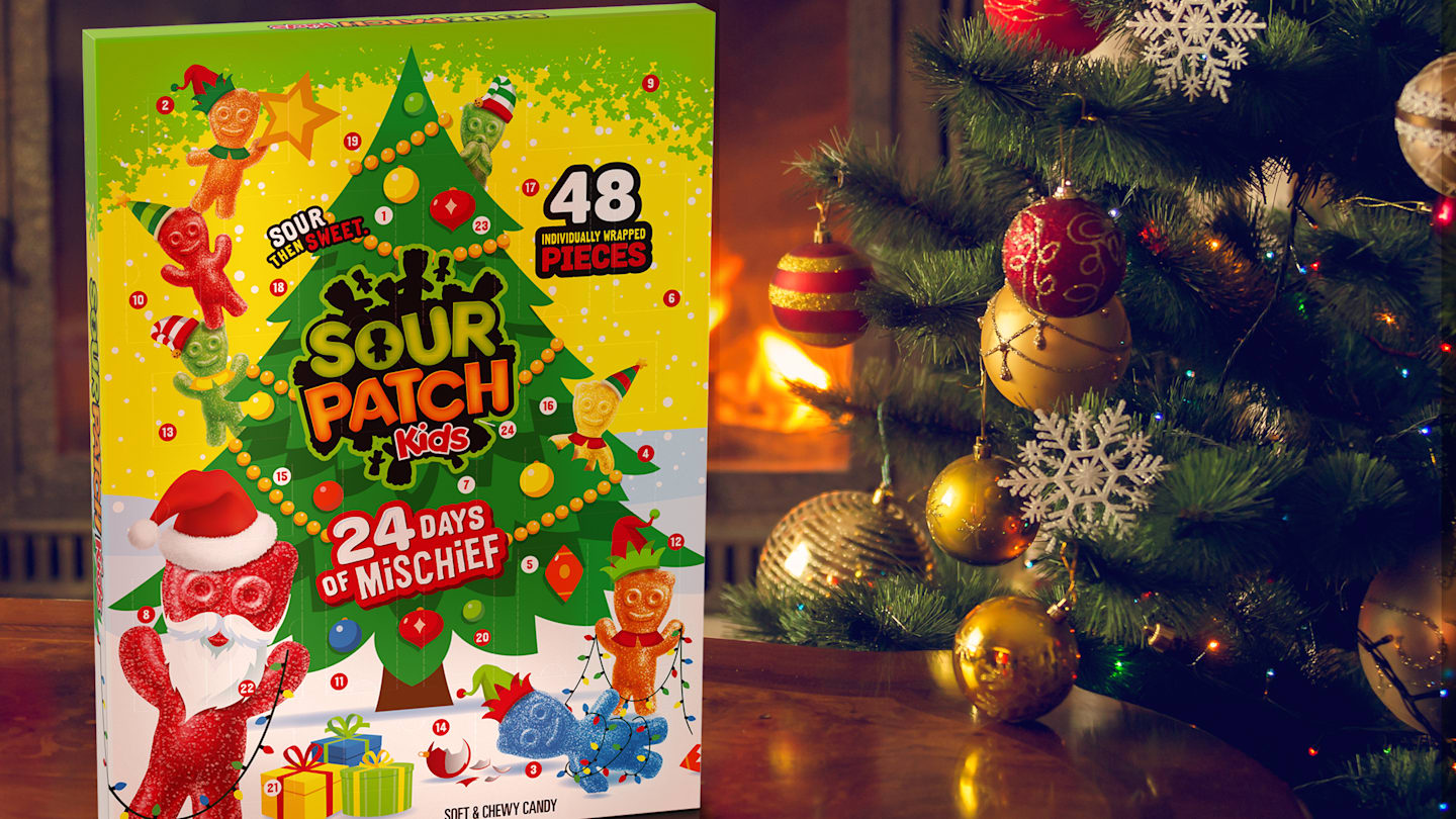 Sour Patch Kids gets into the holiday spirit with their new Advent Calendar