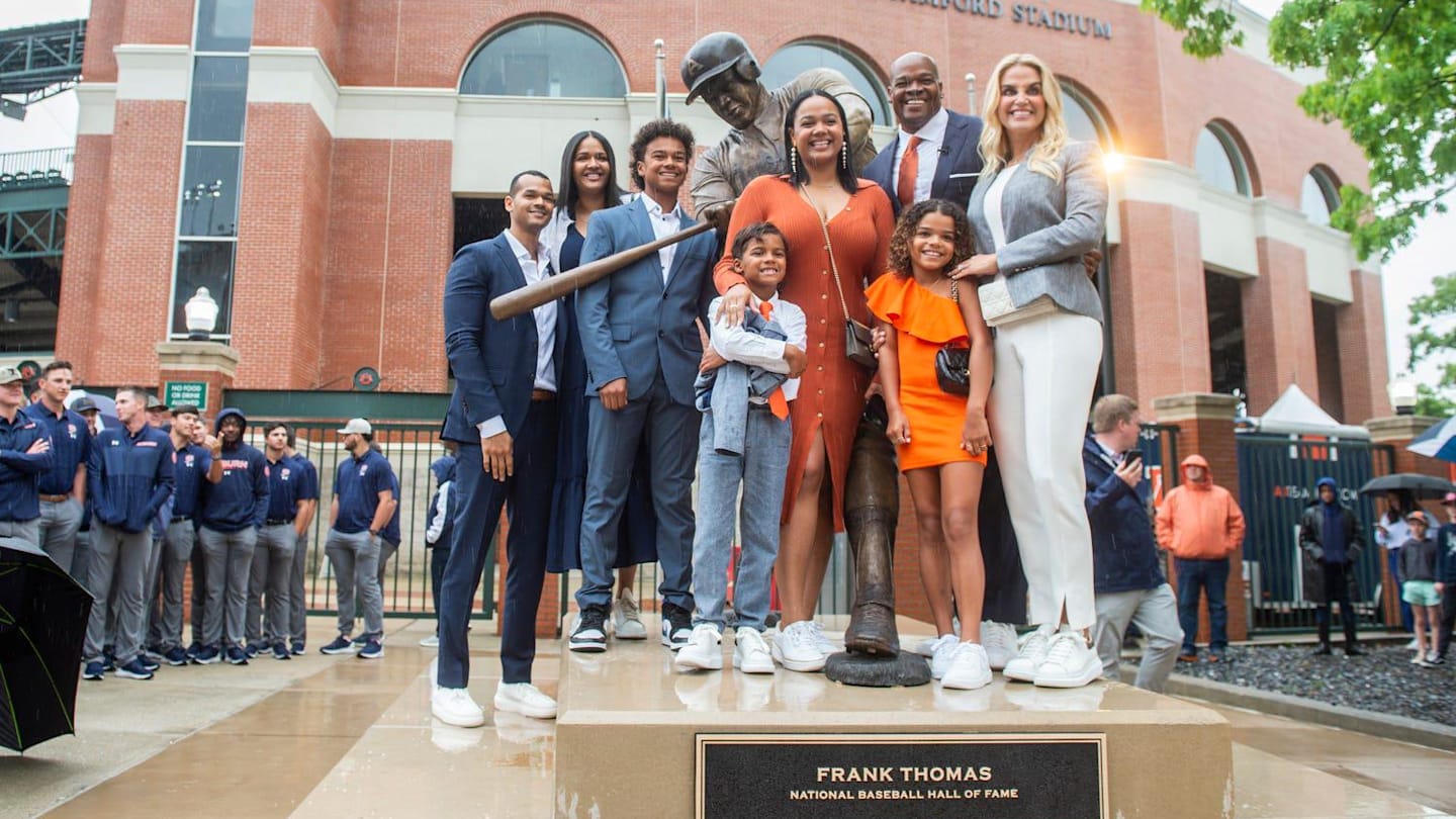 White Sox icon Frank Thomas' son takes major step towards following in ...