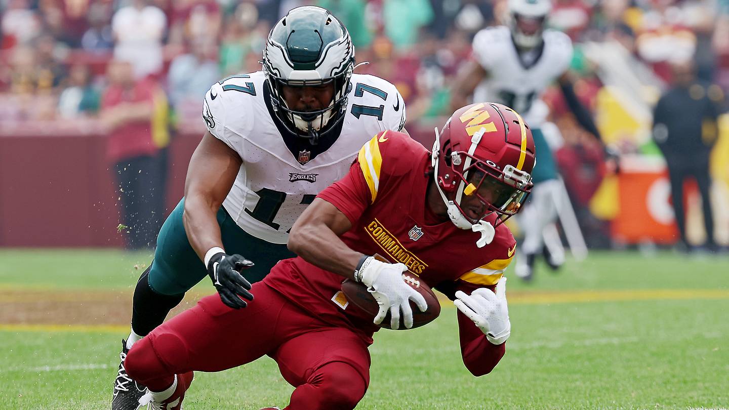 Updated Eagles WR depth chart after Jahan Dotson trade