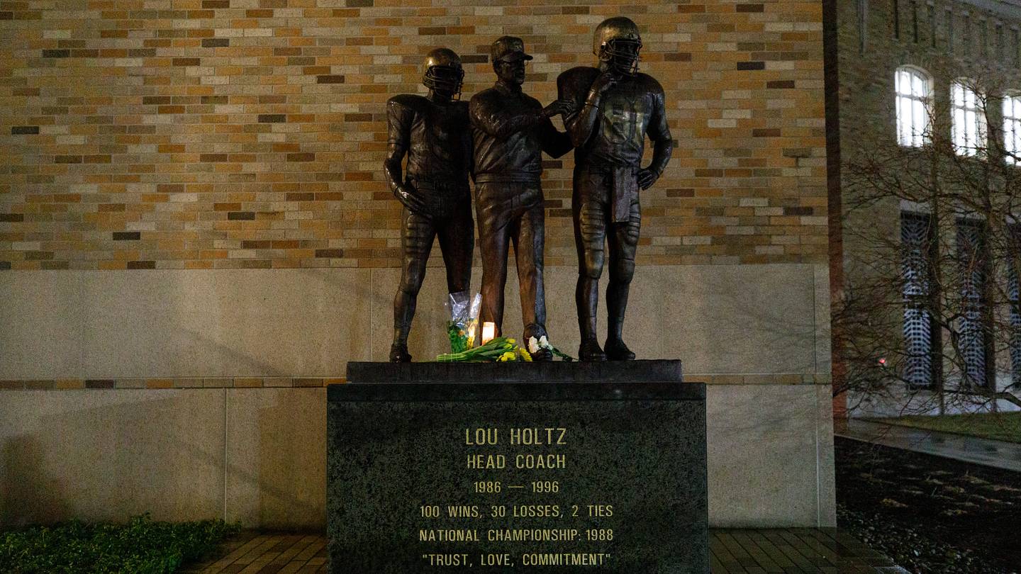 Marcus Freeman is continuing Lou Holtz's legacy and this video proves it