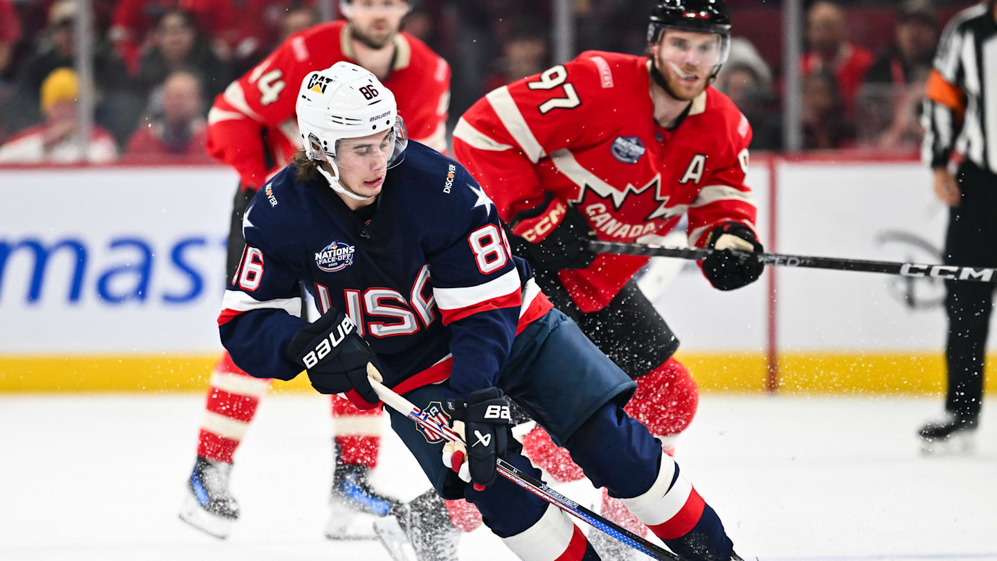 Jack Hughes has most to gain of any player in 4 Nations Face-Off Final