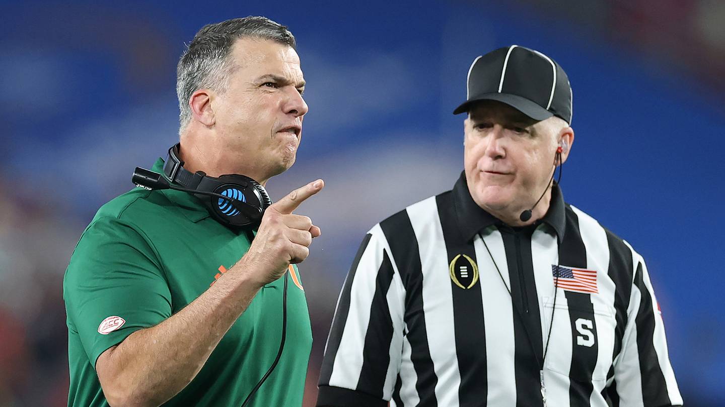 Miami overcame refs and pathetic targeting call that nearly cost the ...