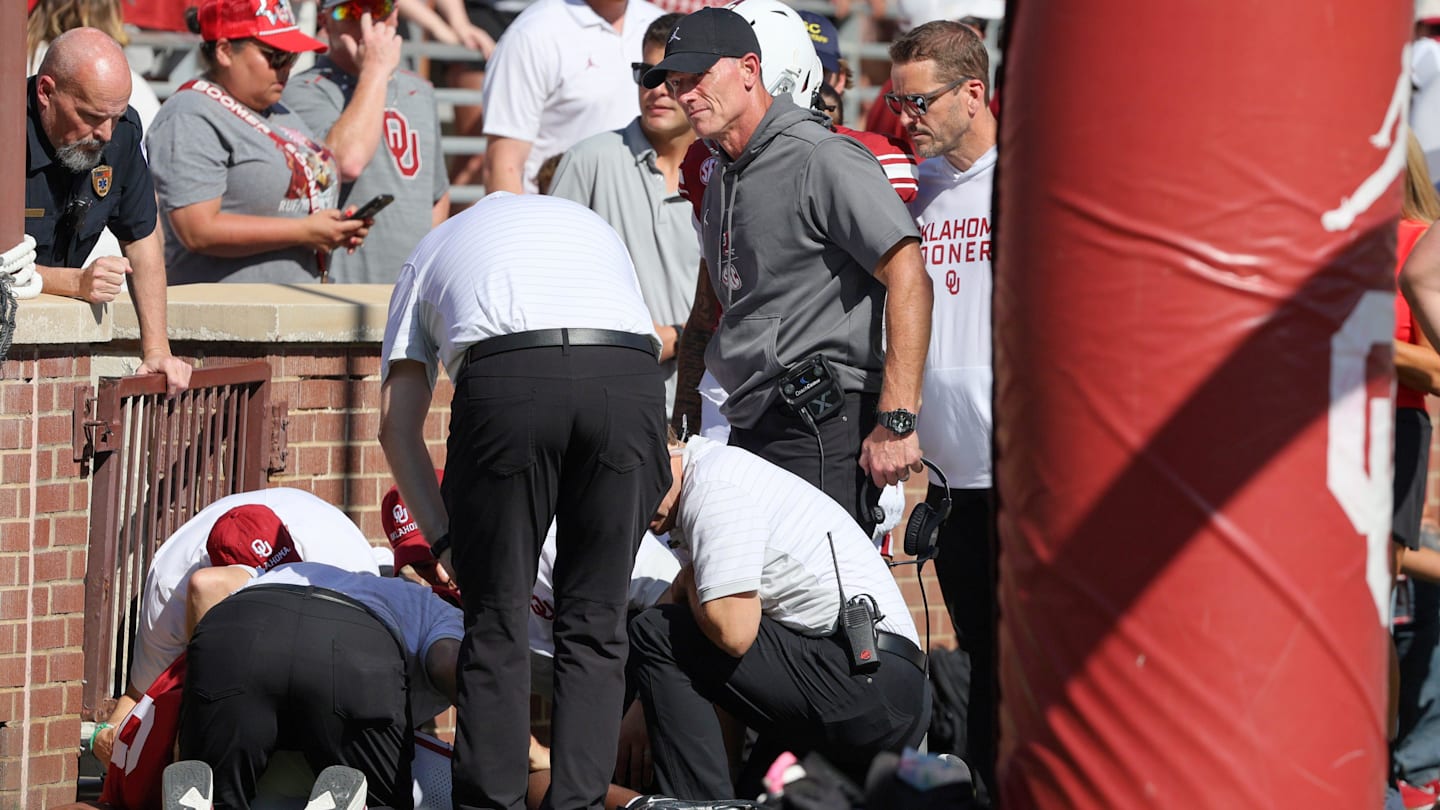 brick wall behind endzone