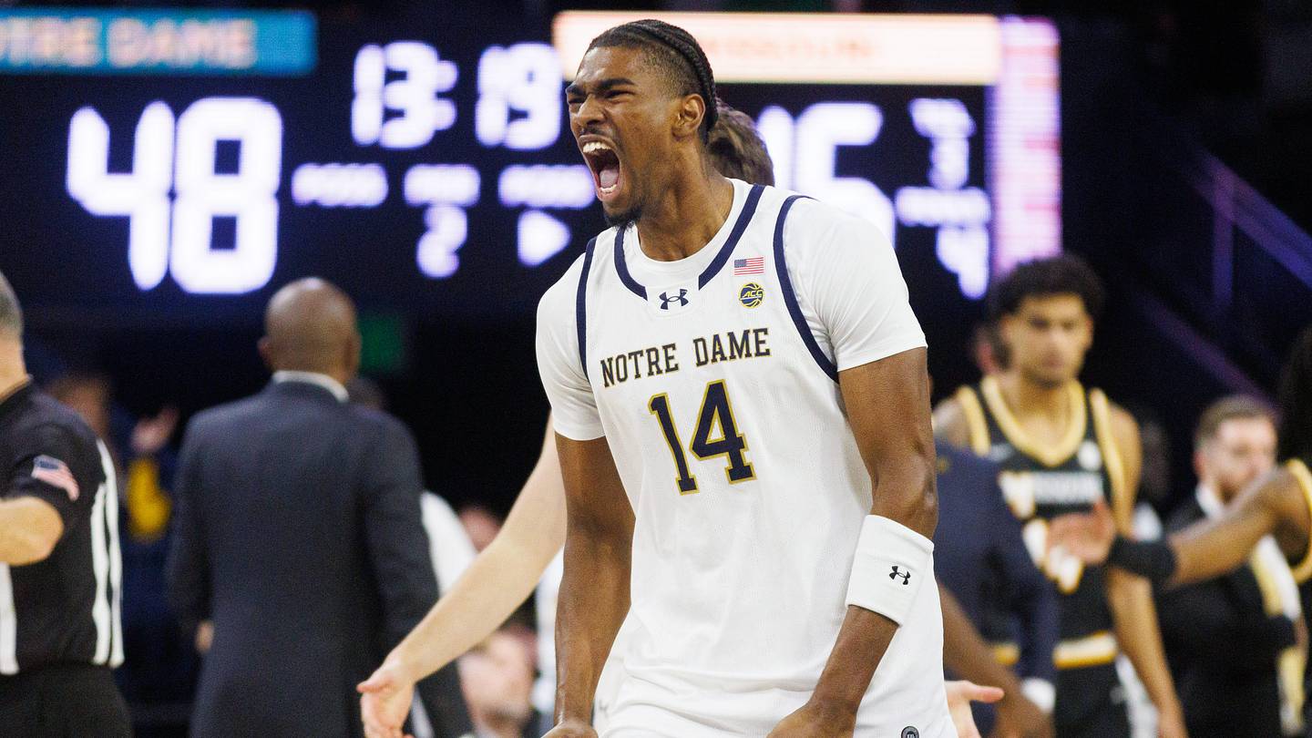 Season-ending injury tragically ends a career for Notre Dame basketball
