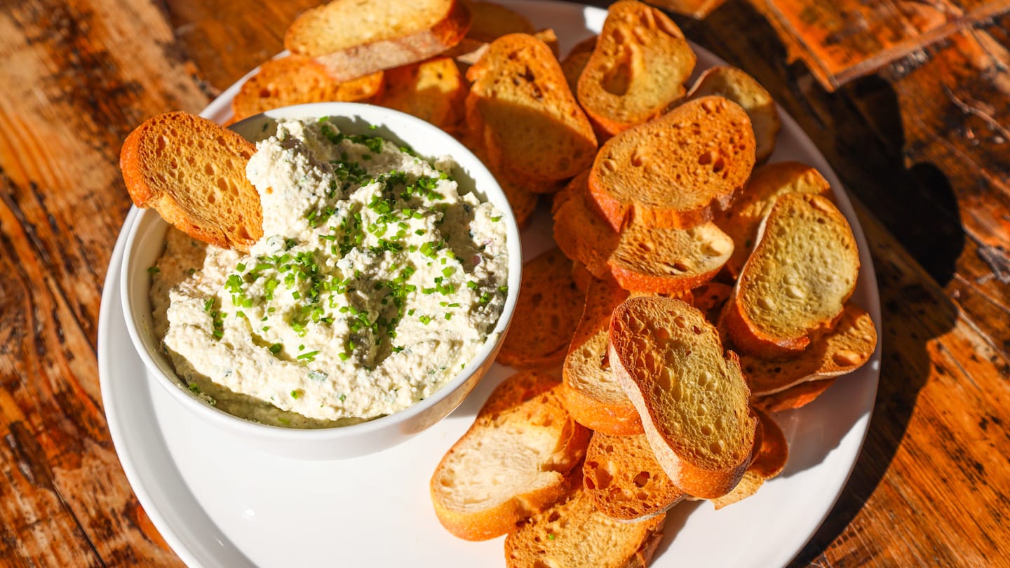 Upgrade Your Super Bowl Spread With This Easy Herbed Cheese Dip