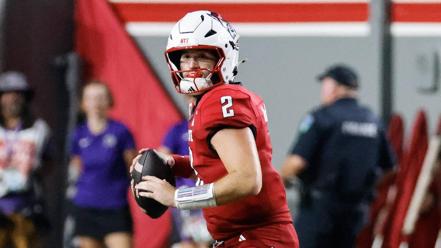 Grayson McCall injury: NC State star carted off after scary hit
