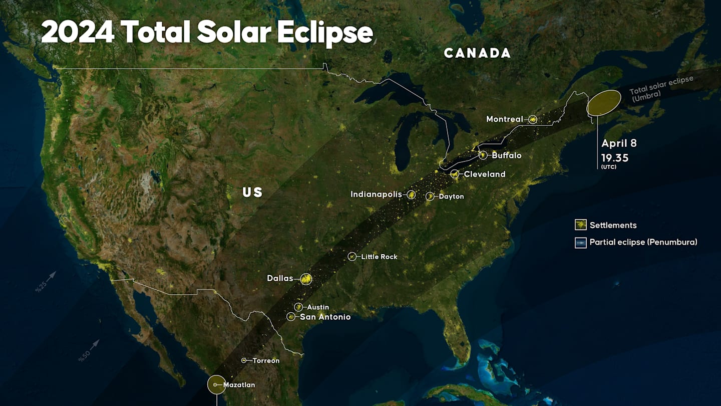 NASA's Interactive Eclipse Map Tells You Where and When to Get the Best ...