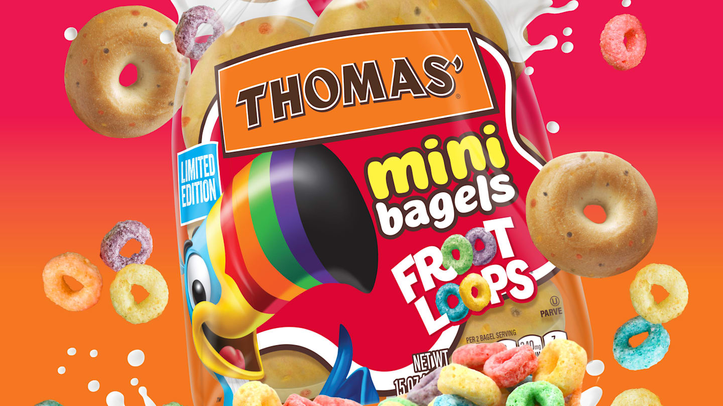 Thomas’ Froot Loops Mini Bagels are the ultimate breakfast mash-up