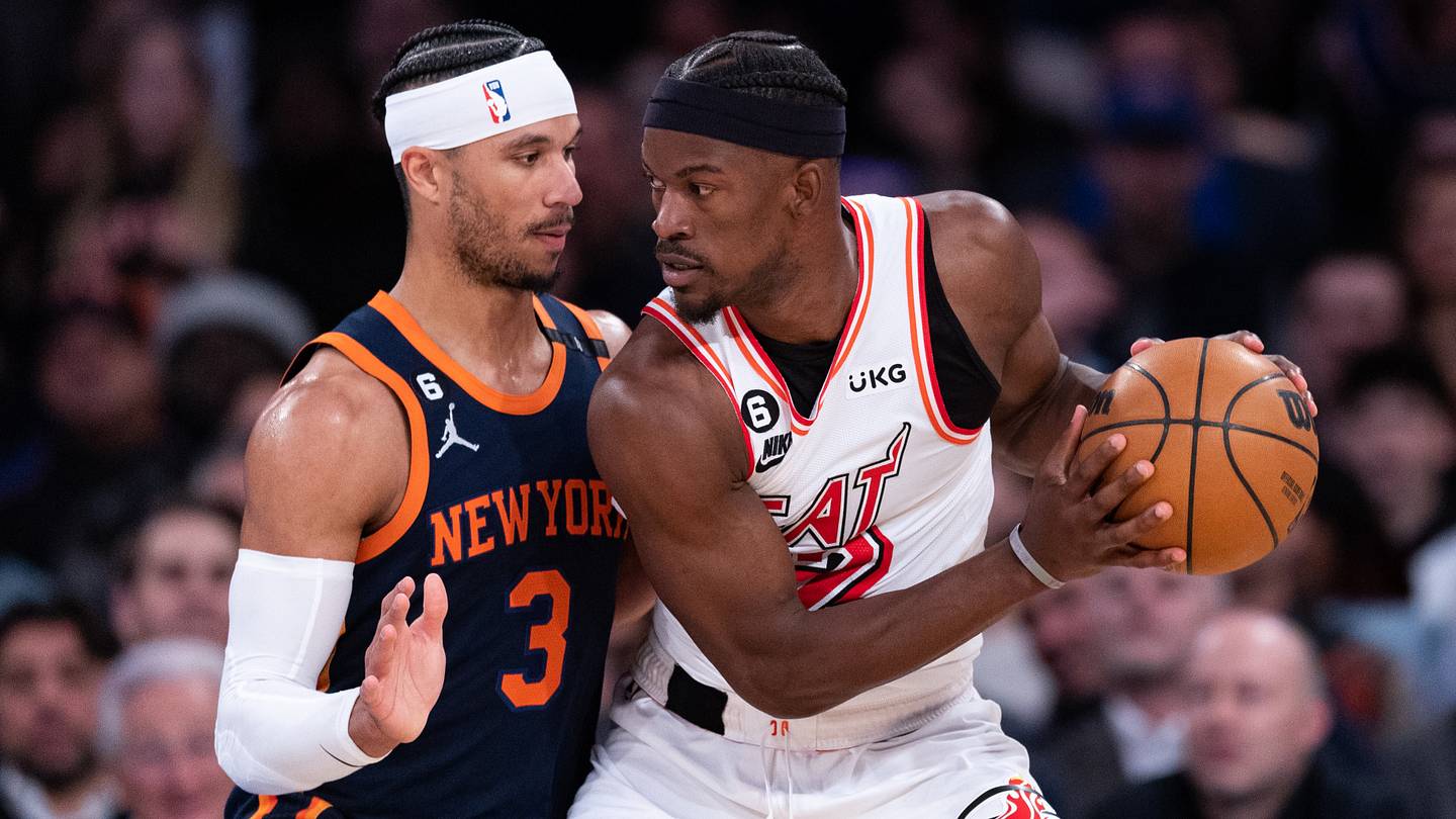 Josh Hart shares perfect metaphor for Jimmy Butler’s regular season and ...