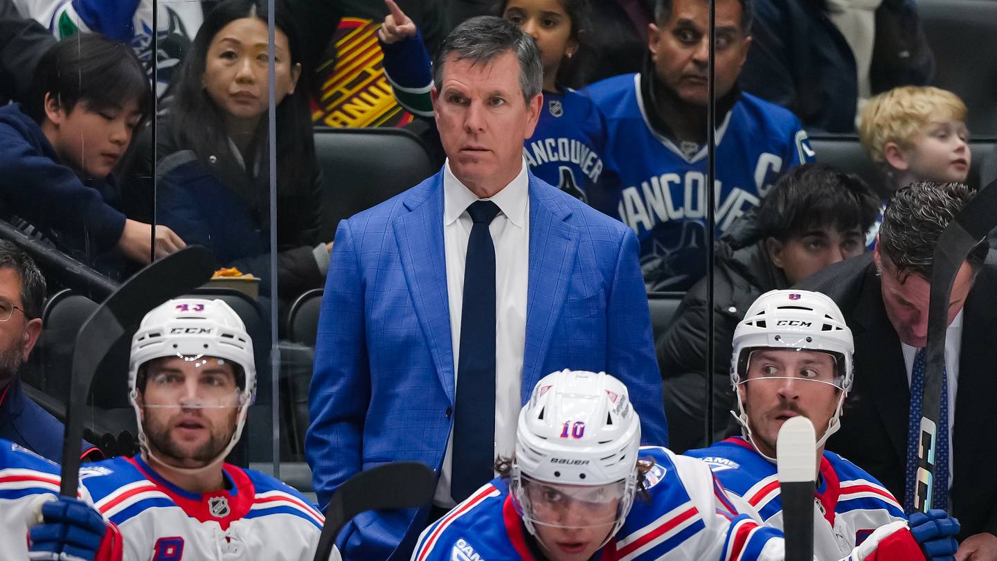 Rangers to have split coaching tonight as Mike Sullivan steps away