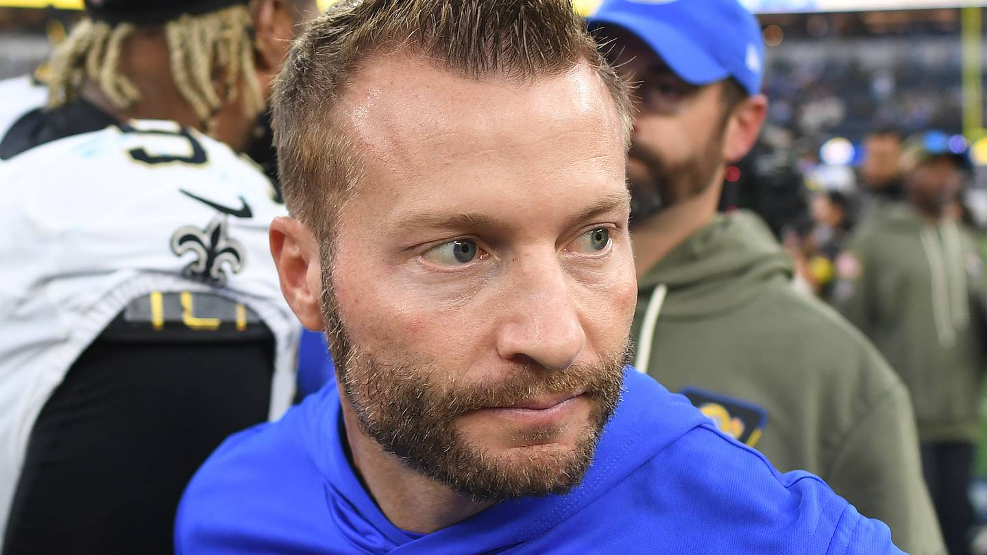 Sean McVay quickly reminds reporters the reality of Rams precarious ...