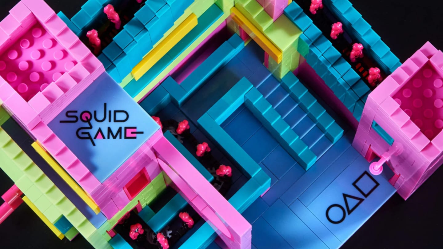 Squid Game’s Colorful Staircase Is Now a 1735-Piece Toy Set