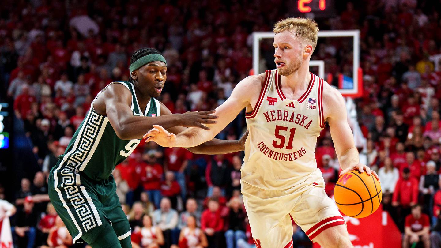 In Nebraska’s Biggest Game, Huskers' Rienk Mast Stands Tall Against ...