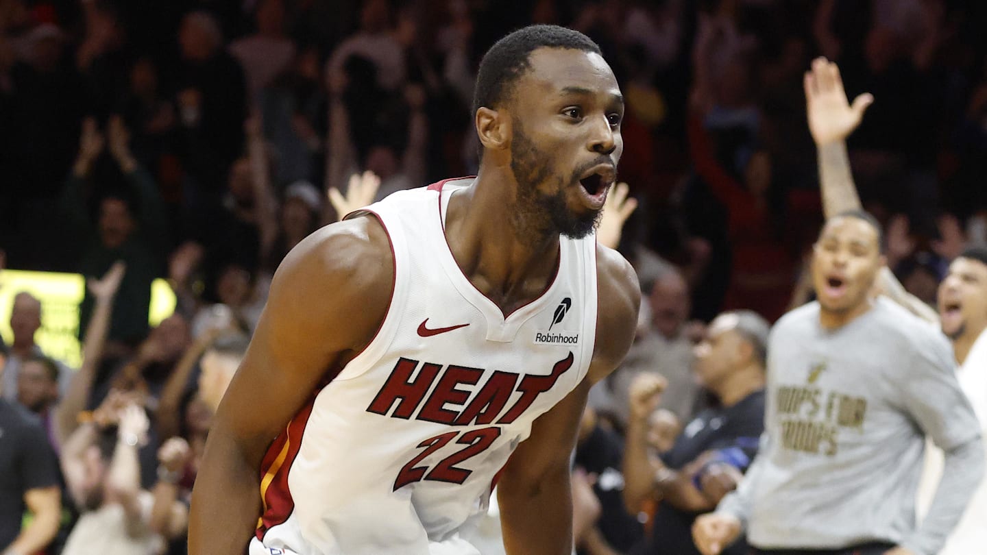 Andrew Wiggins appears joyful in Miami now
