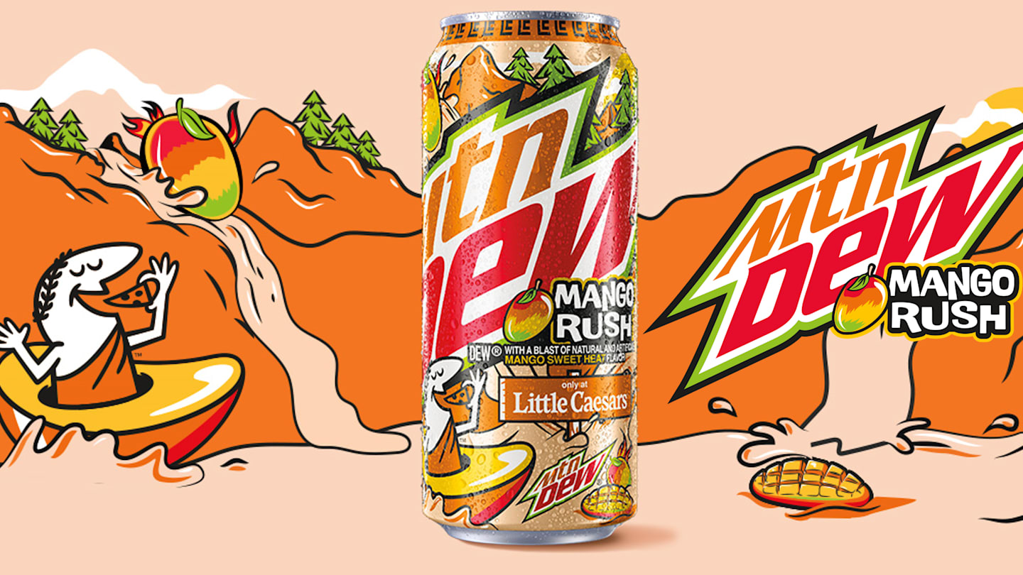 Little Caesars and Mountain Dew Mango Rush prove fruit and pizza pair ...