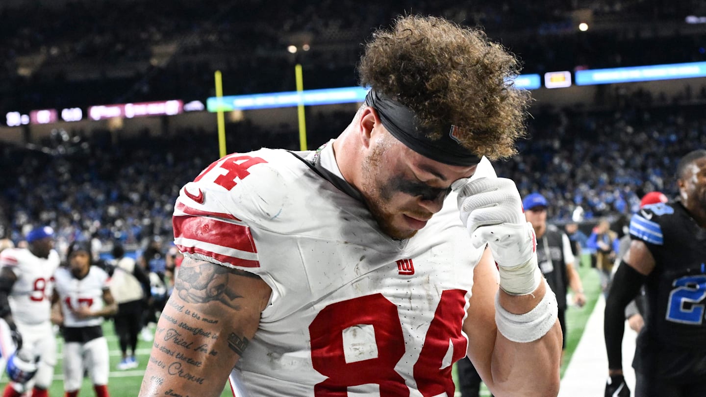 Giants TE Theo Johnson Breaks Silence On Decision to Attend Knicks Game