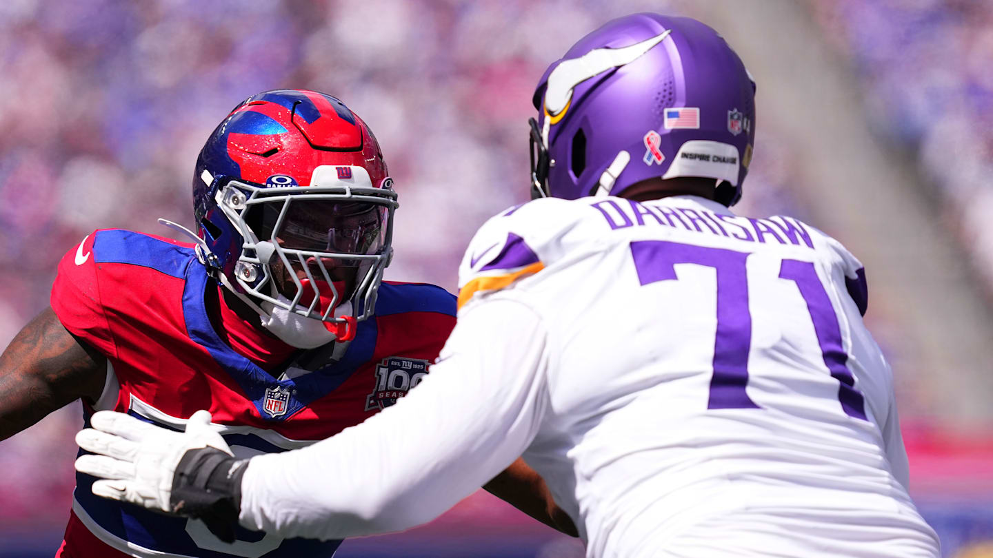 Perfect baseball analogy used to describe Christian Darrisaw ...