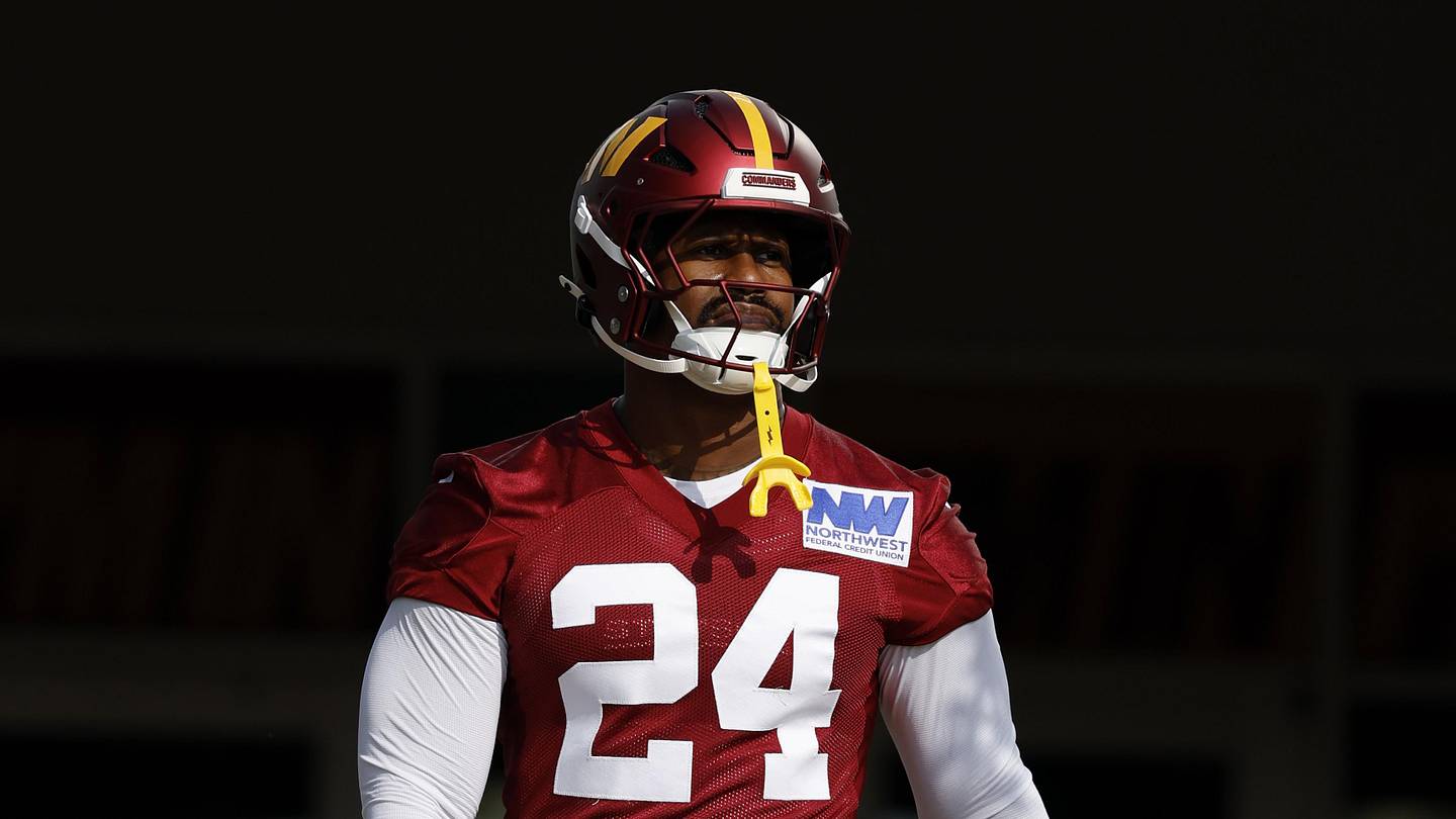 Commanders star reveals the powerful story behind his new number