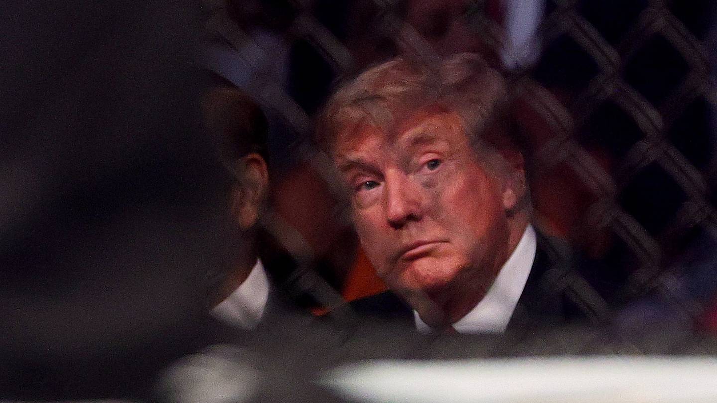 Donald Trump attends UFC 287 amid indictment scandal [PHOTO]