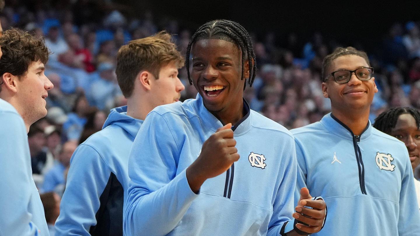 Caleb Wilson sends pointed message to UNC fans after pre-game video ...