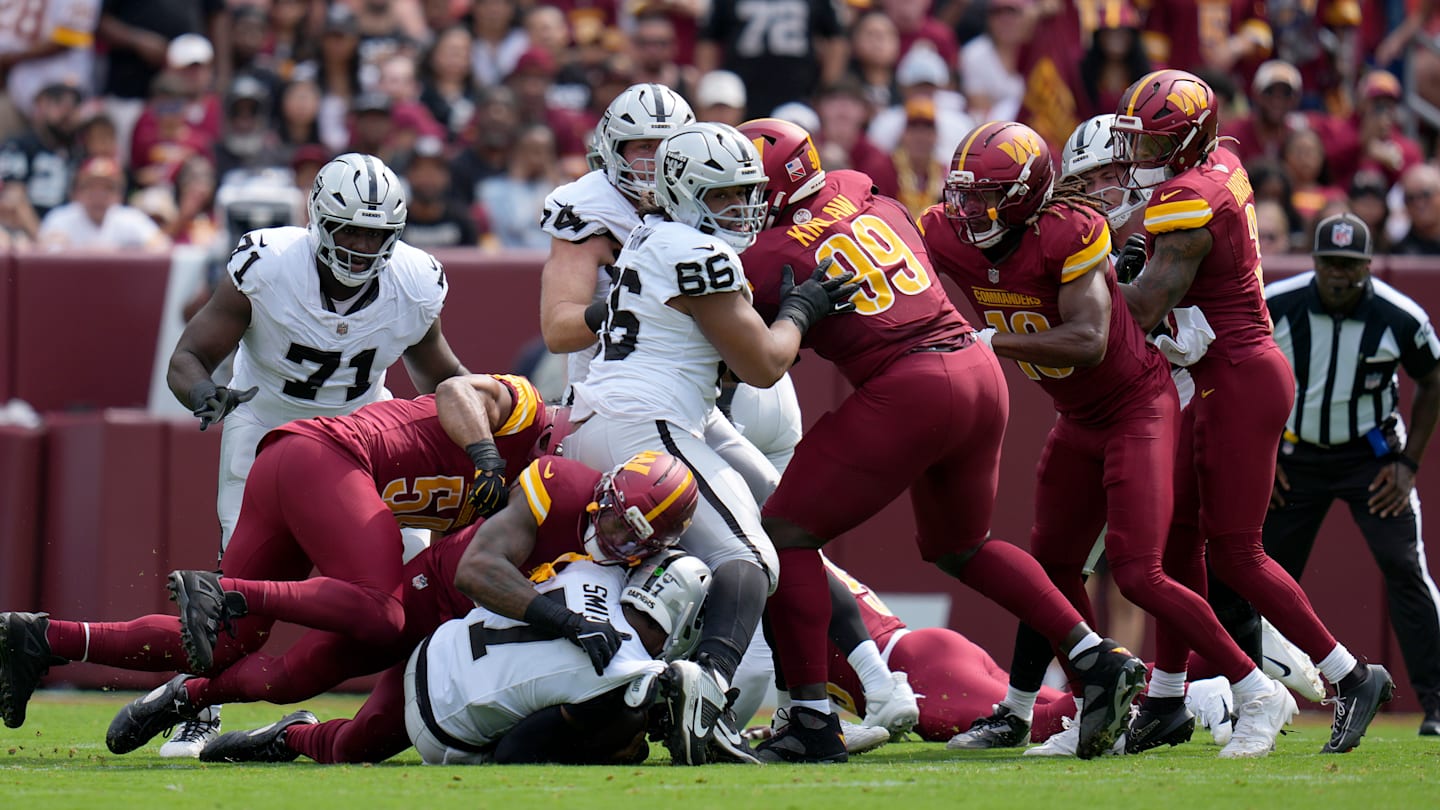 Raiders' offensive line receives only label it deserves after Week 3