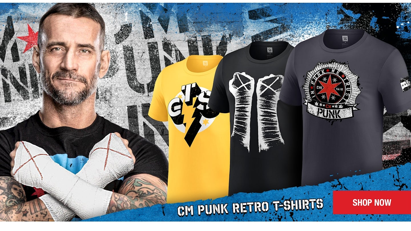 WWE Shop releases throwback CM Punk shirts